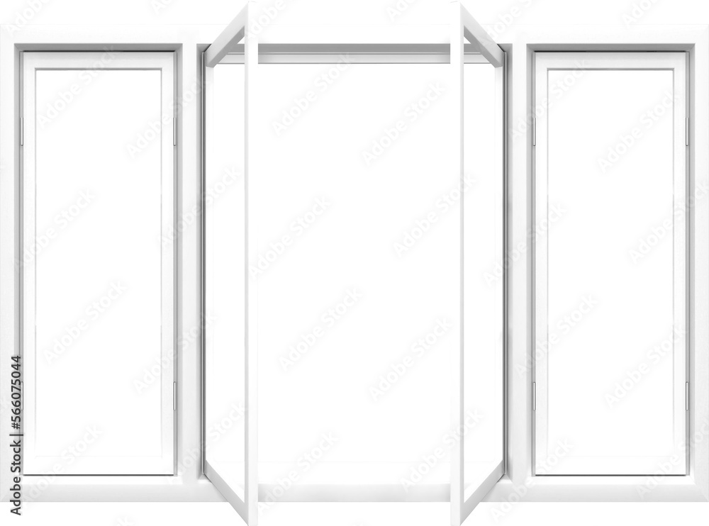 elegant template of a window in transparent png, for a luxury house ...