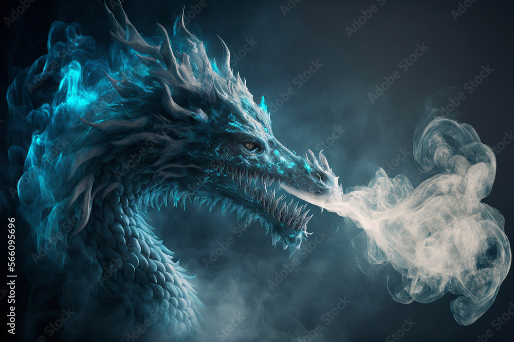 Dragon Breathing Ice