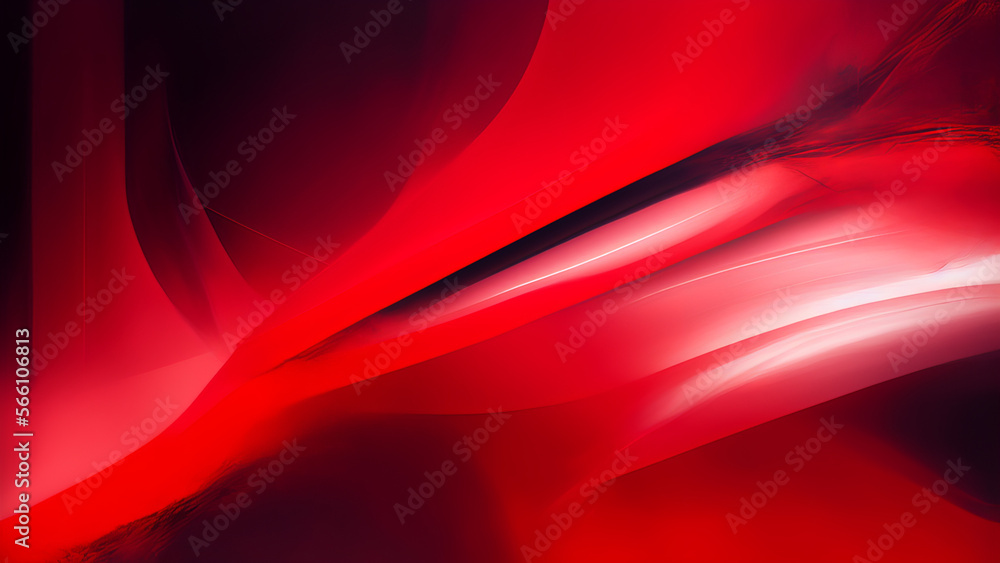 red abstract background - generative ai illustration Stock Illustration ...
