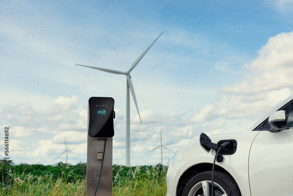 Progressive combination of wind turbine and EV car, future energy ...
