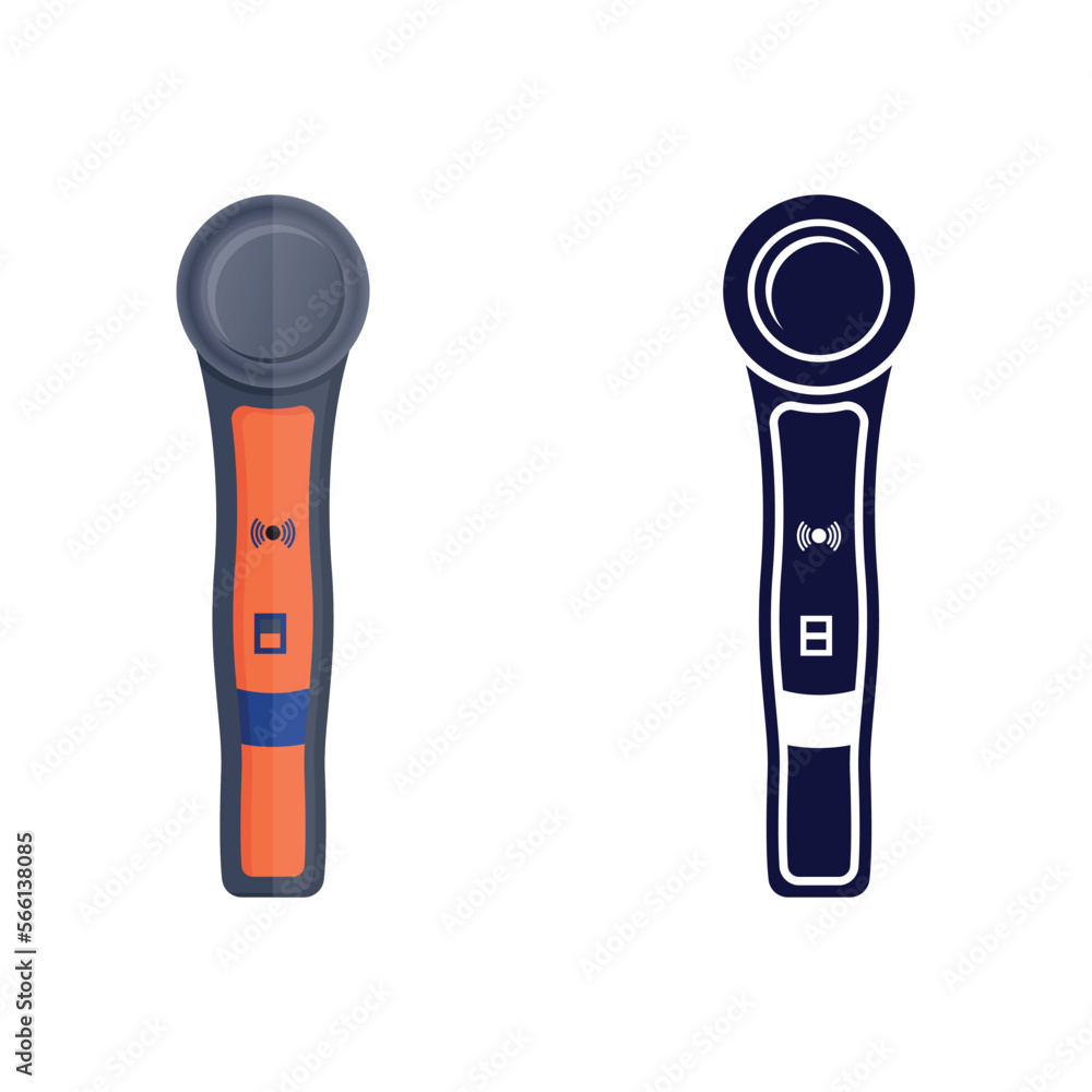 Hand Full Body Scanner Machine Illustrations Clip Art Set. Hi-Quality ...