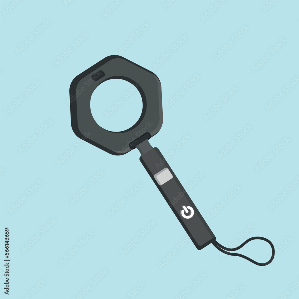 Hand Full Body Scanner Machine Illustrations Clip Art Set. Hi-Quality ...