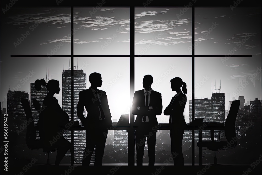 Business Networking Silhouette