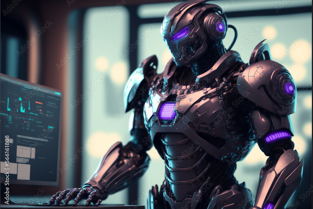 Artificial Intelligence (AI) analyze Big Data. Leveraging powerful ...