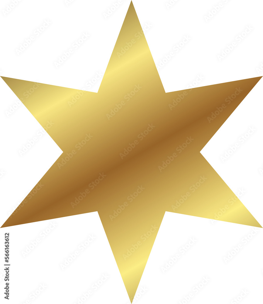 Luxury five angles star on dark background and Premium star button ...