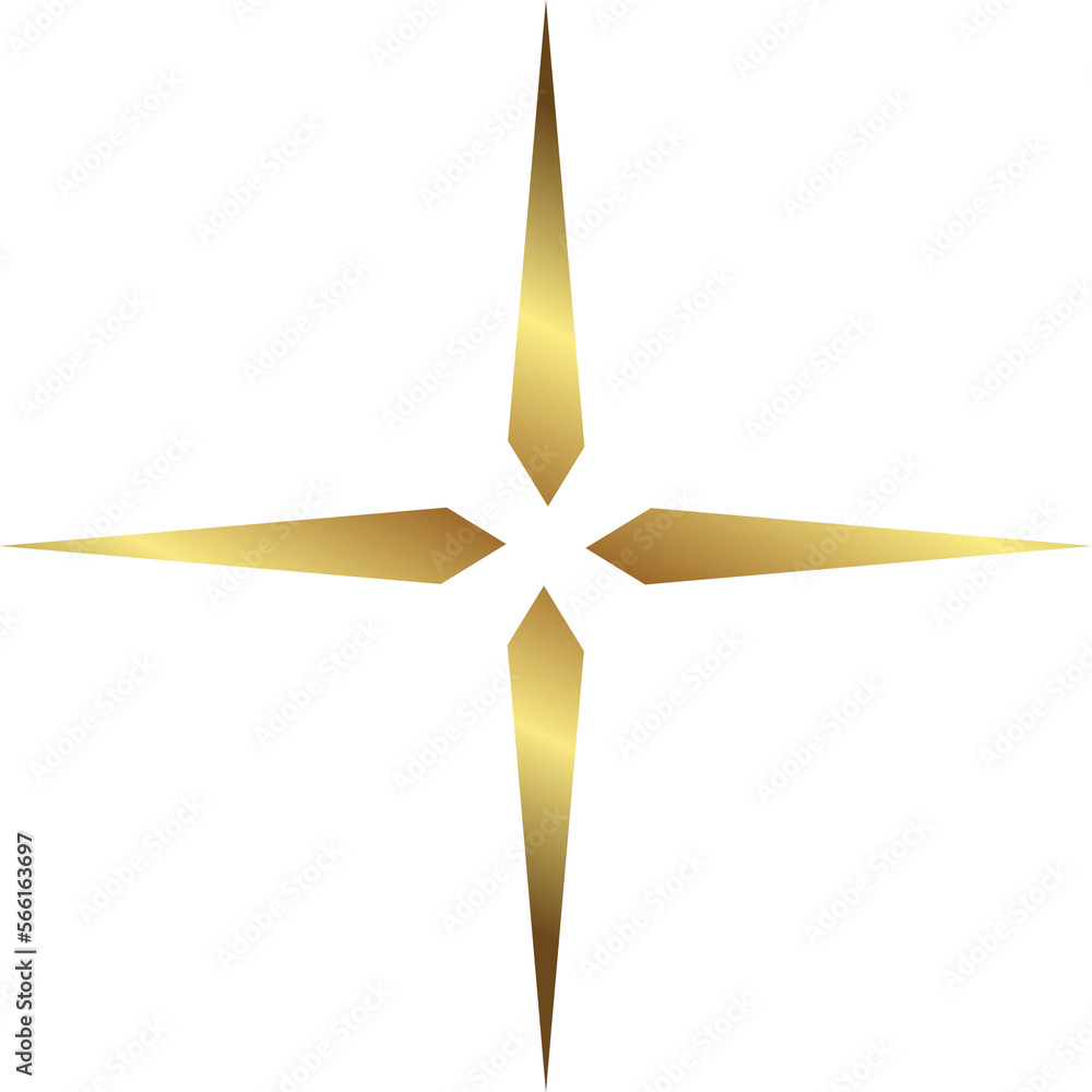 Luxury five angles star on dark background and Premium star button ...