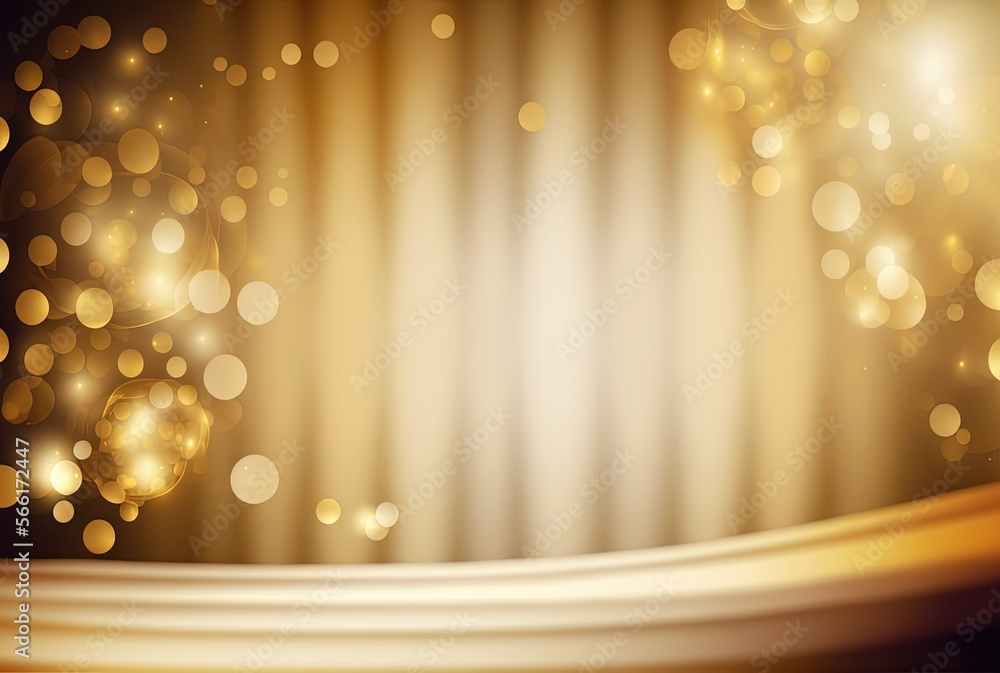 abstract gold background with floor stage, idea for background and ...