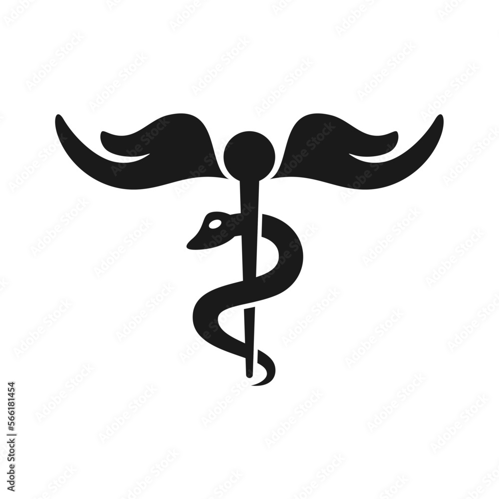 Caduceus with hand symbol. Caduceus medical & healthcare symbol ... Caduceus with hand symbol. Caduceus medical & healthcare symbol ...