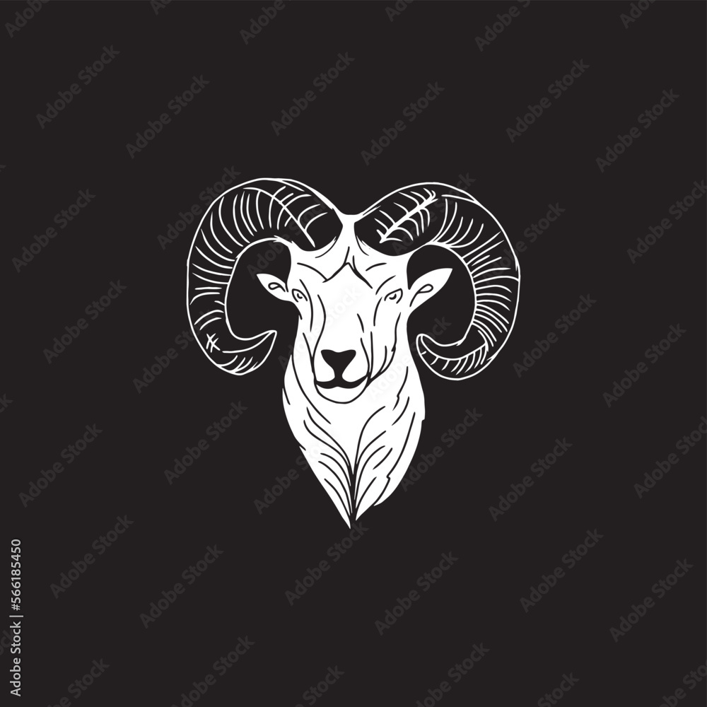 Hand Draw Sketch Illustration RAM Vector Design Stock Vector | Adobe Stock
