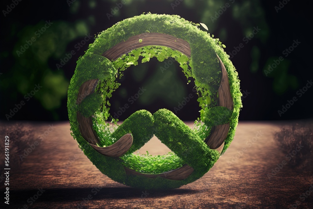 Recycle as a symbol of the circular economy and environmental ...