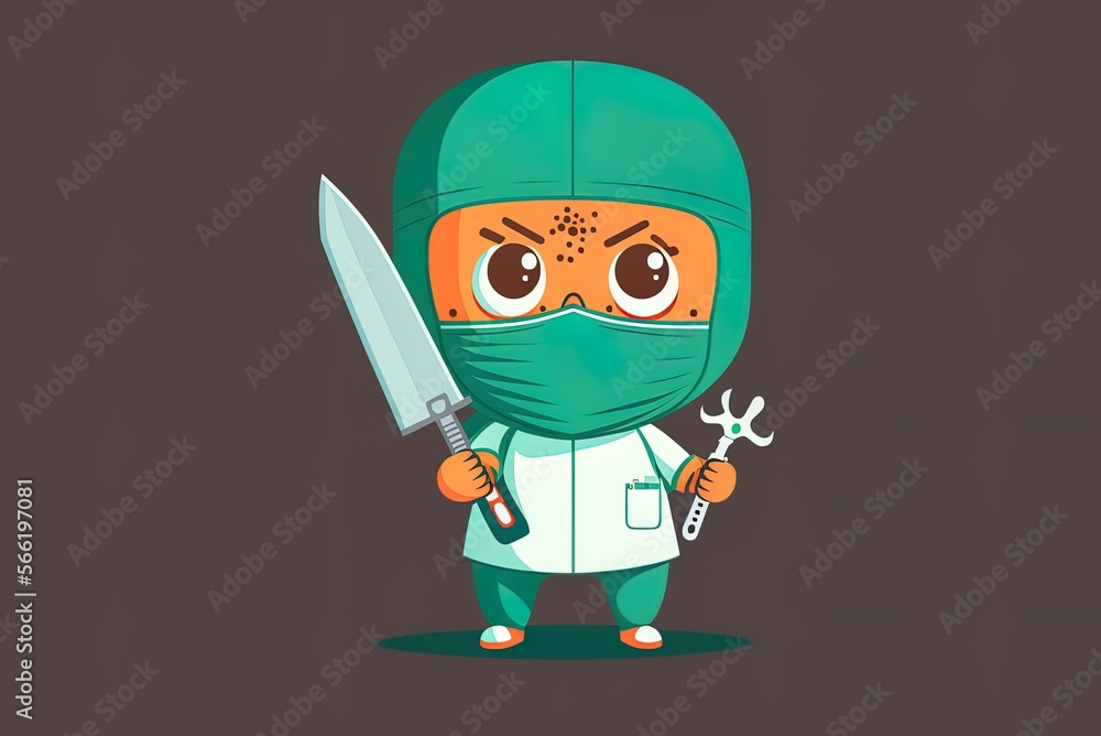 For the little ones, a masked doctor with a pair of scissors appears in ...