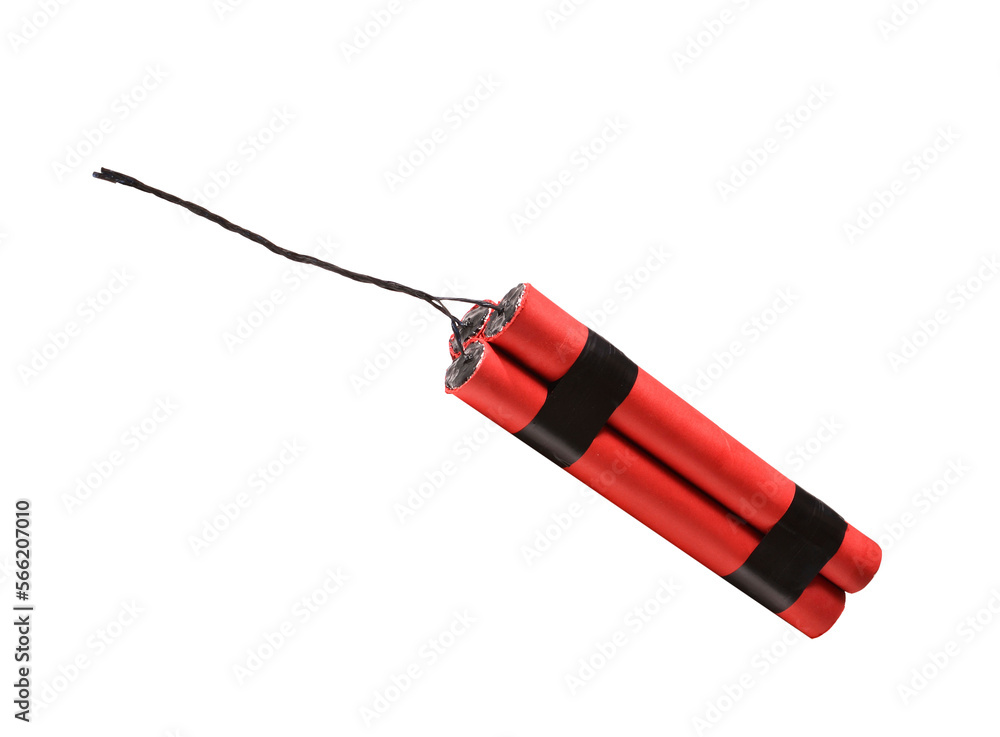 Dynamite stick isolated on layered png format background. Stock Photo ...