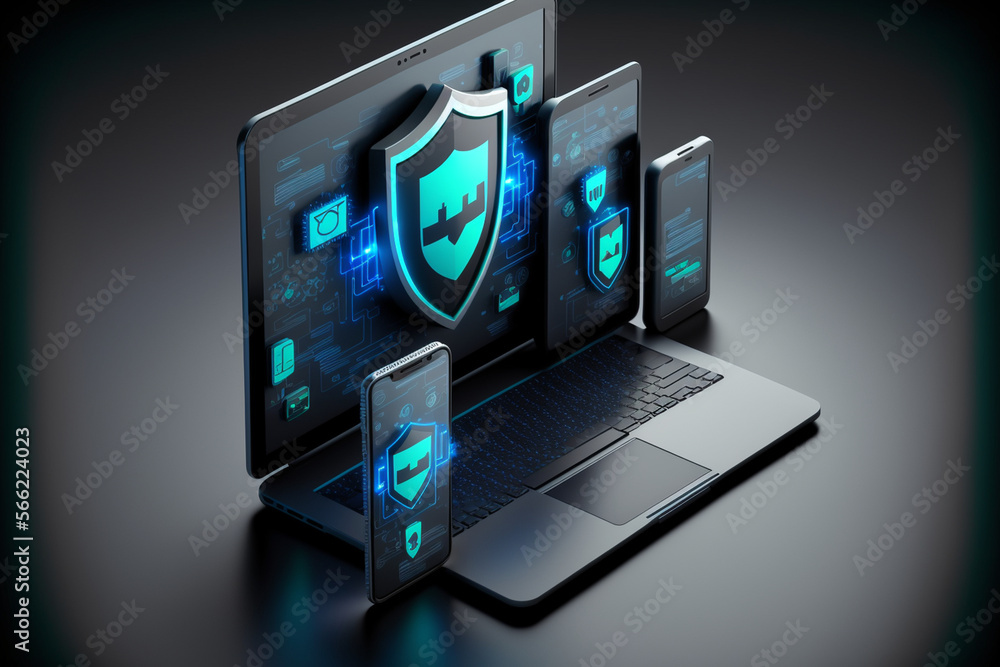 Endpoint Security Protection - Multiple Devices Protected, Generative ...