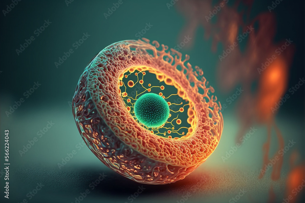 human cells, Generative AI, neural connections, Cellular Therapy ...