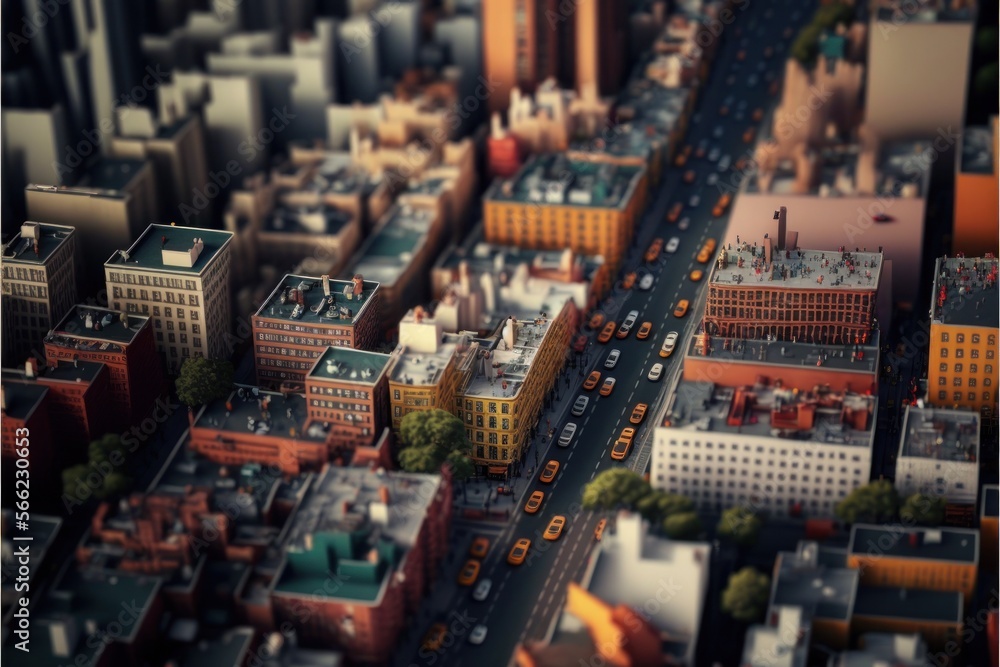 City, top view, knolling, hyper-detailed, hyper-photorealistic, sharp ...