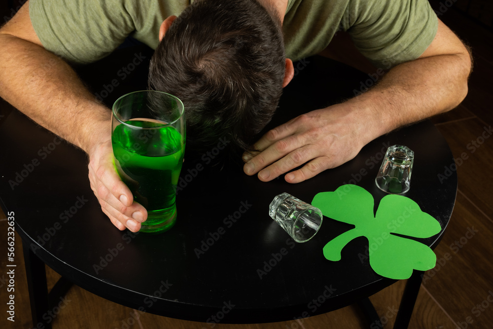 excessive alcohol drinking has left this Irish party animal wasted ...