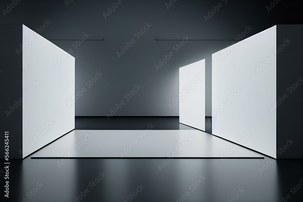 White product background or empty blank space room design and window ...