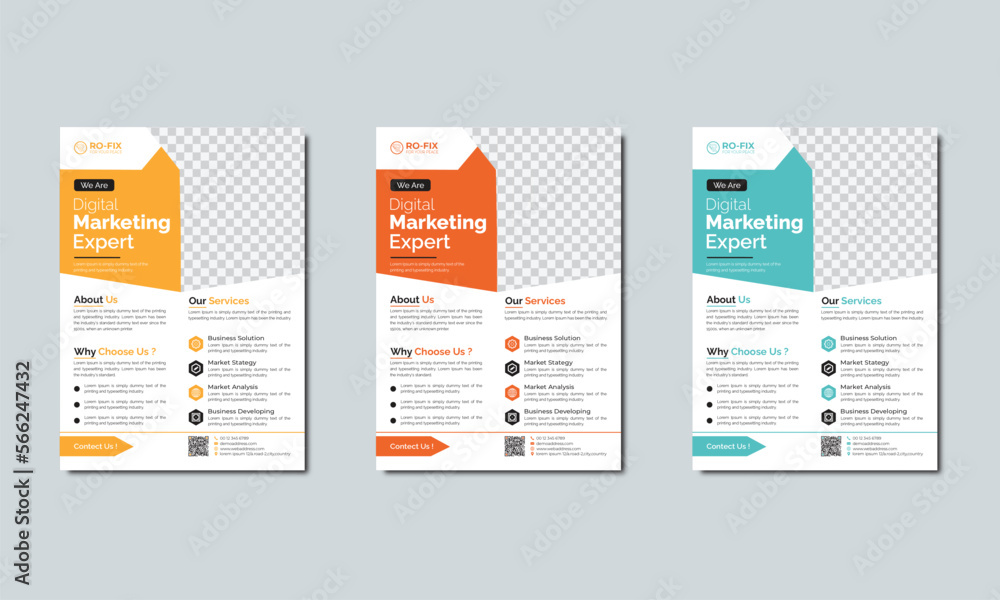 corporate Flyer design vector Flyer simple and clean Flyer modern and ...