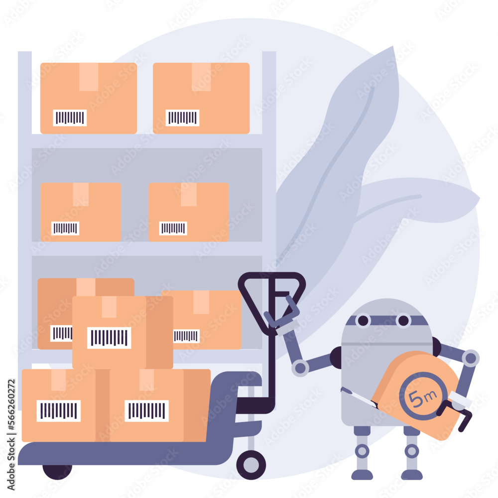Vecteur Stock order fulfillment Cobot vector icon design, Warehouse ... Vecteur Stock order fulfillment Cobot vector icon design, Warehouse ...