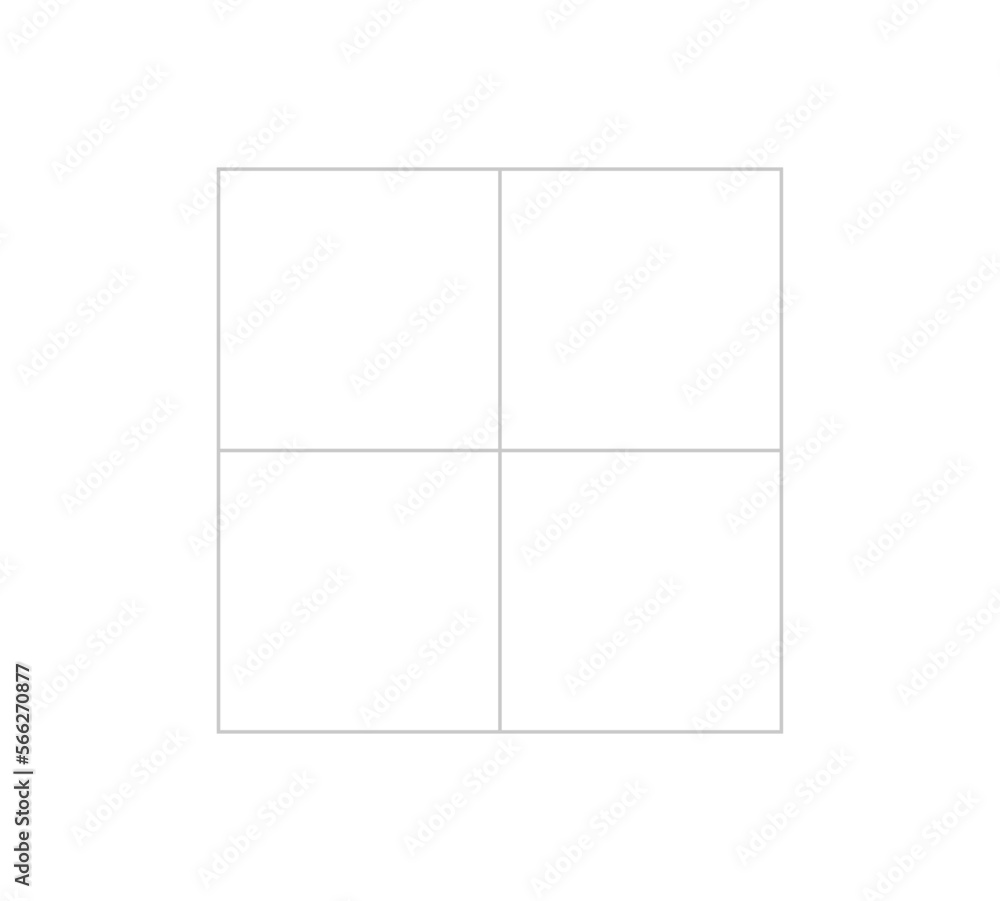 Vector isolated 2x2 light pale barely noticeable gray grid with square ...