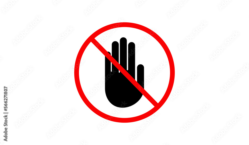 no stop allowed, stop not allowed icon on transparent background. Stock ...