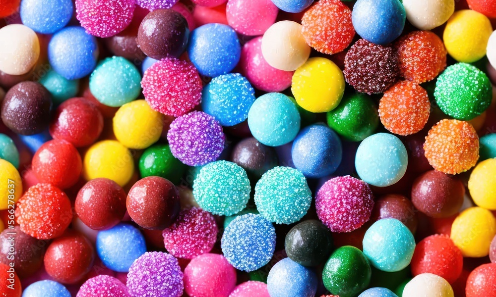 seamless, tileable background of colorful candy Stock Illustration ...