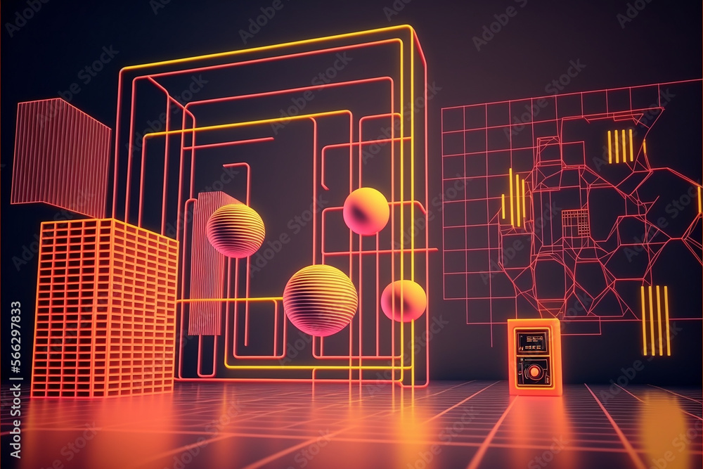 Digital Binary Code Matrix Background 3d Rendering Of A Scientific Technology Data Binary Code