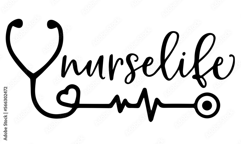 Nurse In Progress Please Wait SVG Cut File, commercial use, instant ...