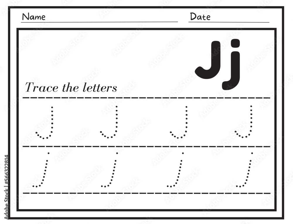 Alphabet letters tracing worksheet. Tracing practice worksheet ...