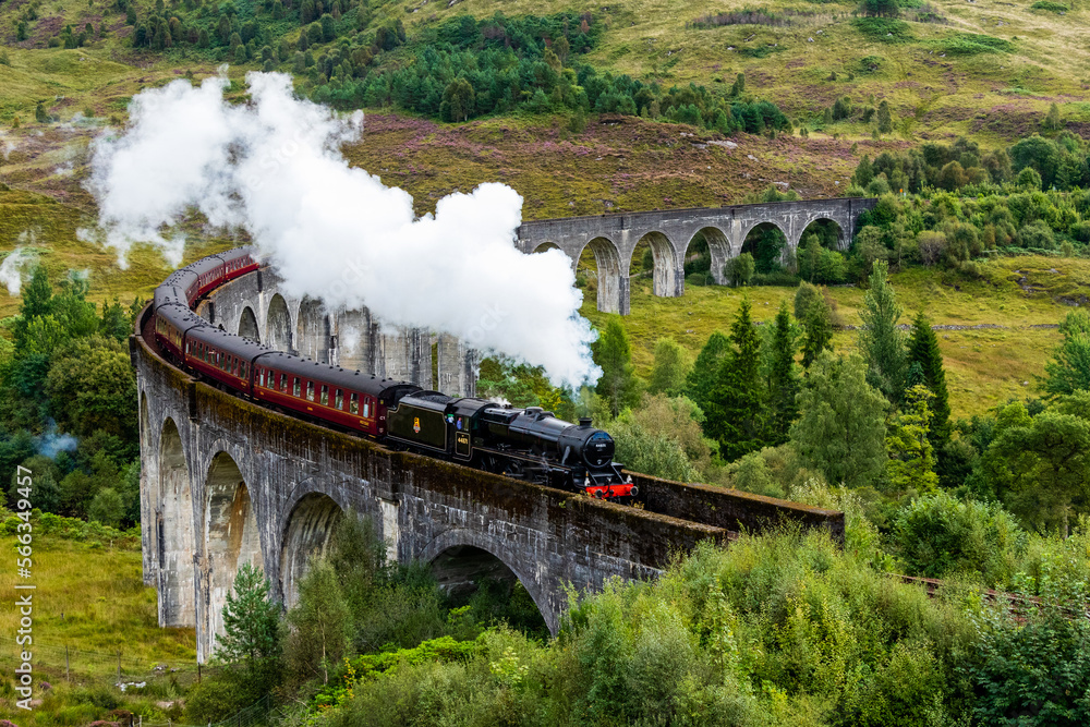 Harry Potter steam train Stock Photo | Adobe Stock