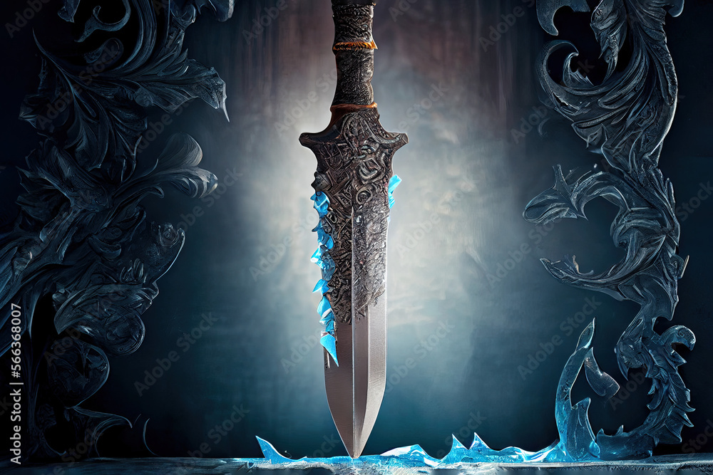 Medieval Dagger 05 Ice 3D Model By Gsommer, 46% OFF