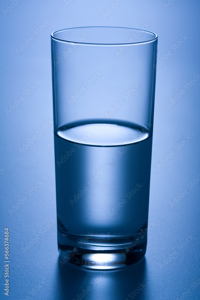 Is your glass half full or half empty? Stock Photo | Adobe Stock