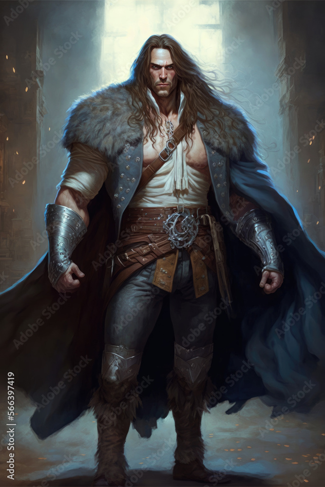 medieval man warrior, muscular, muscles, strong, macho Stock ...