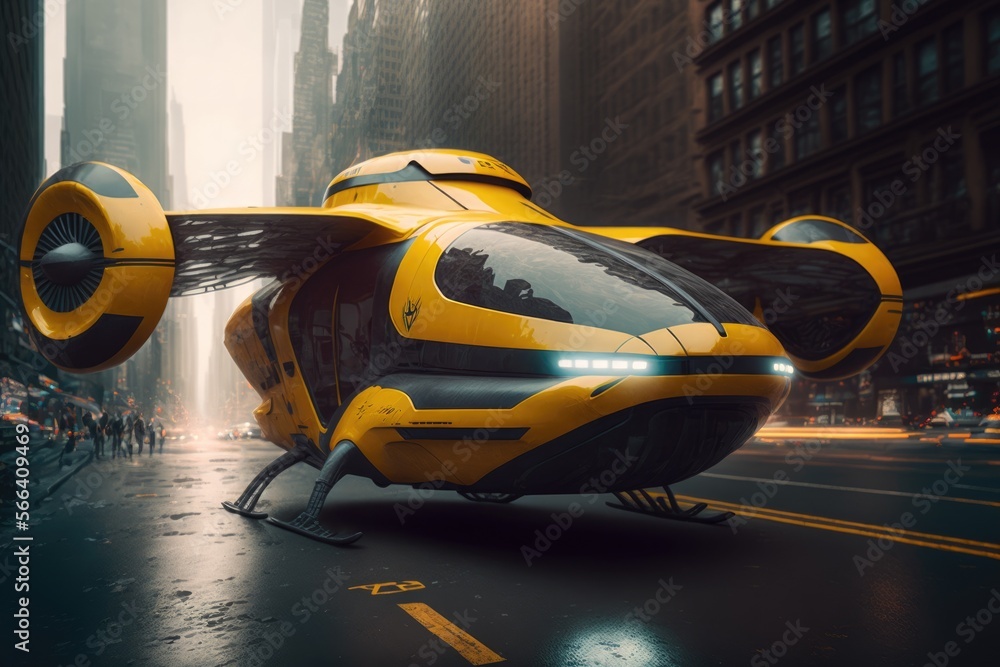 Future of urban air mobility, city air taxi, UAM urban air mobility ...