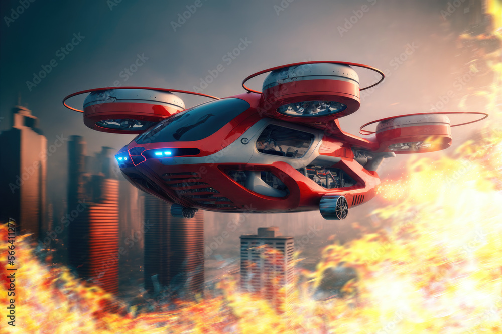 Future of Aerial Firefighting vehicle, Air Firefighter Unit ...