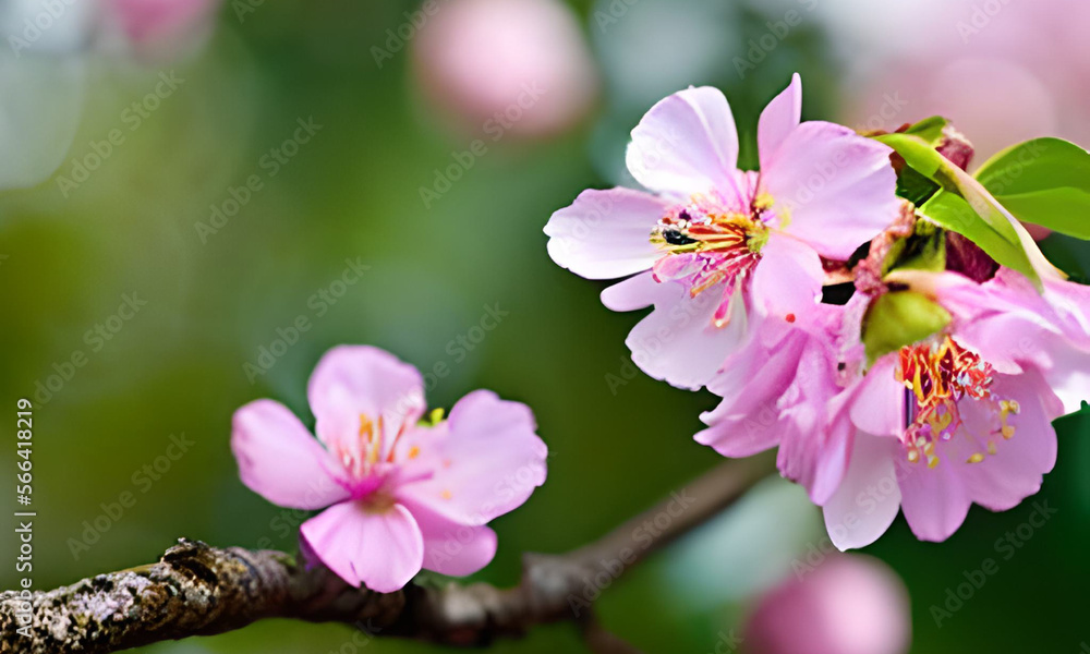 Cherry Blossom surrealism, insane render, 16k, wide angle, high depth ...