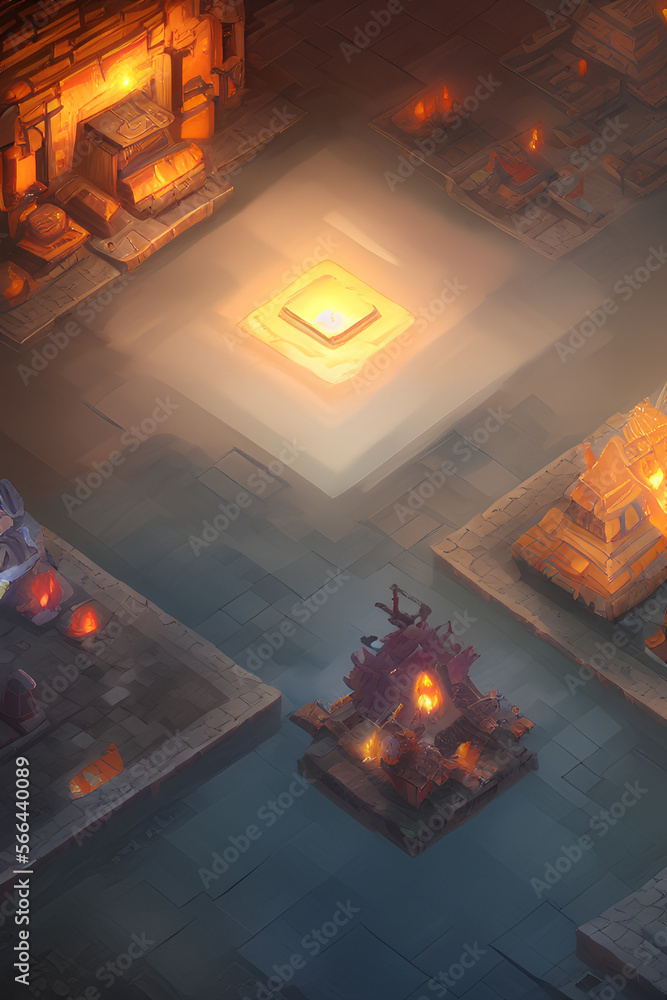 Fantasy Map Scenery (Mobile Games Style)- Background for Level Design ...