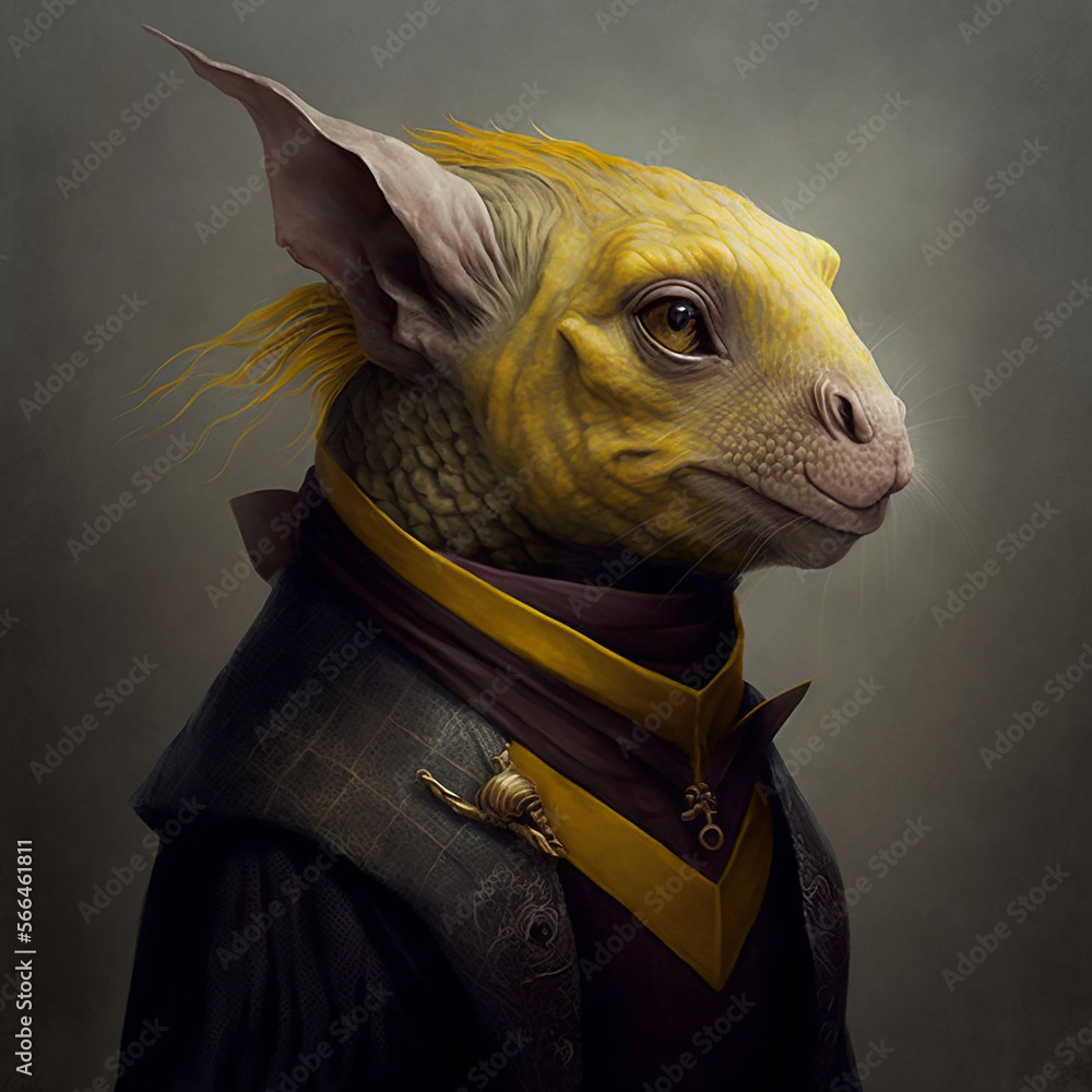 Fictional hybrid animal character. Created using ai generative. Stock ...