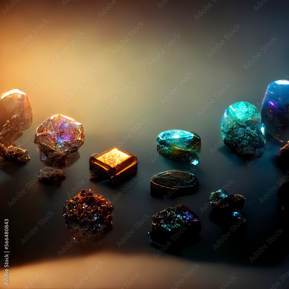 super beautiful and precious quartz crystals, shining and sparkling ...