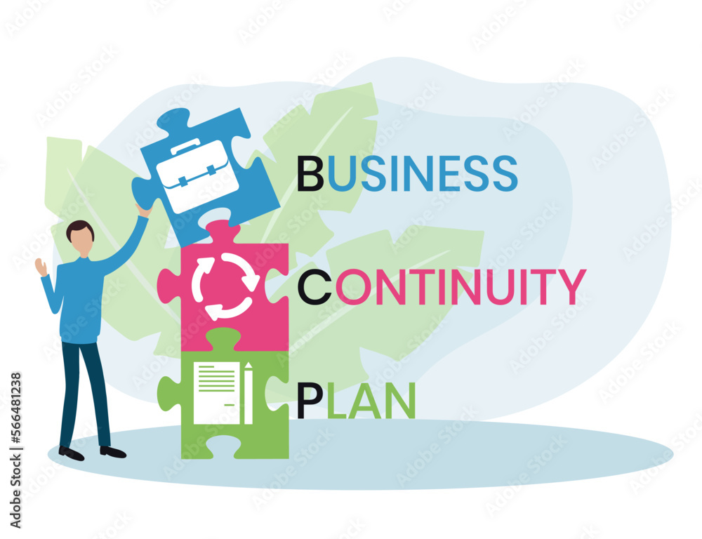 BCP - business continuity Plan. acronym business concept. vector ...