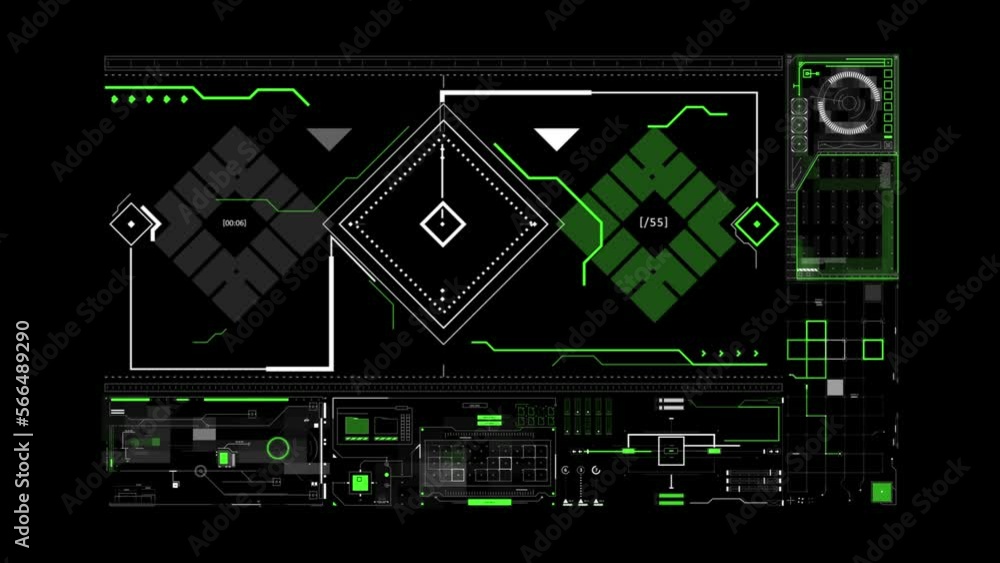 HUD elements.SciFi data User Interface.Digital infographic elements.2D ...