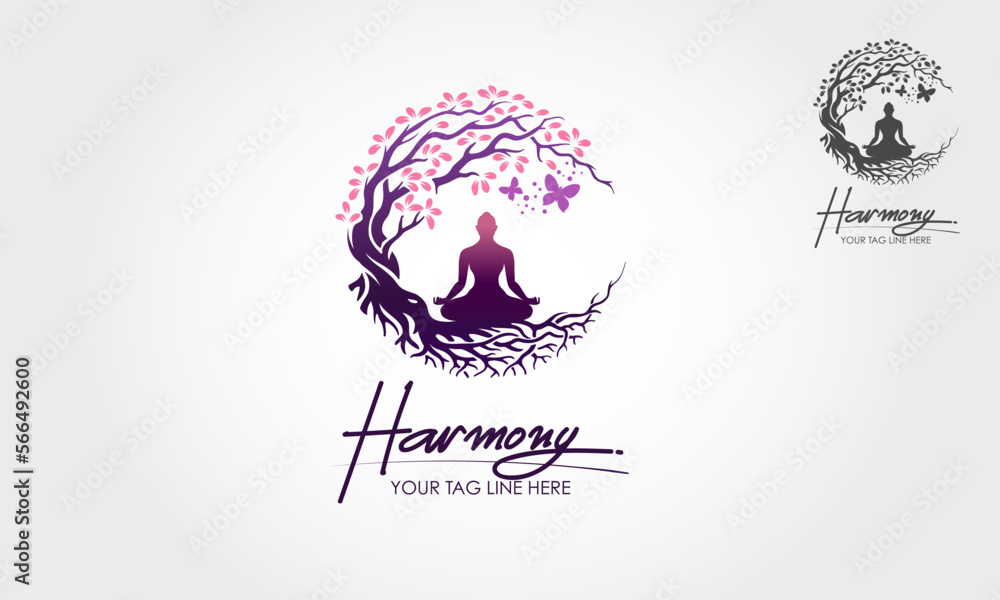Harmony Vector Logo Template. Awesome Logo template that combine ...
