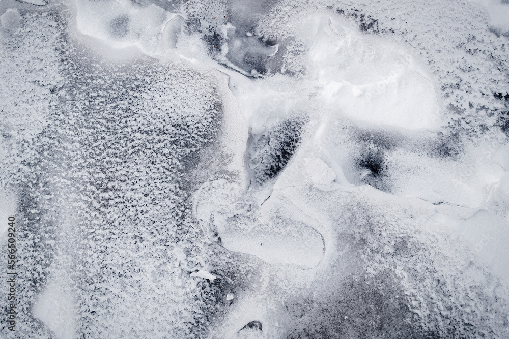 Abstract ice background. Detailed background texture of ice as a ...