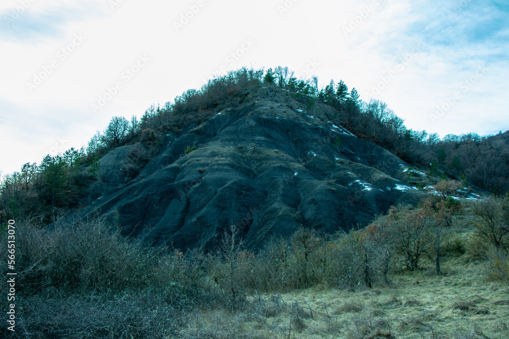 Typical geological formation called robine in French (no exact ...