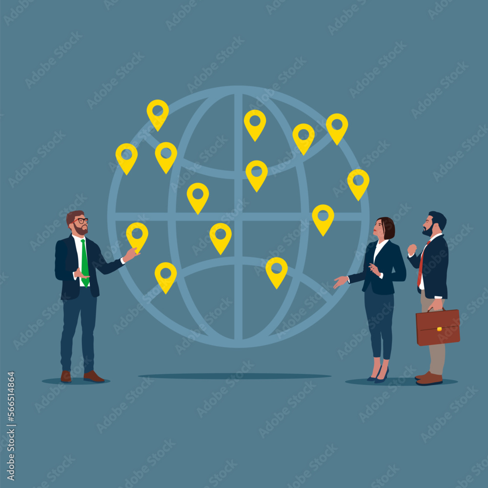 Global business expansion, open company branches, franchise in new ...