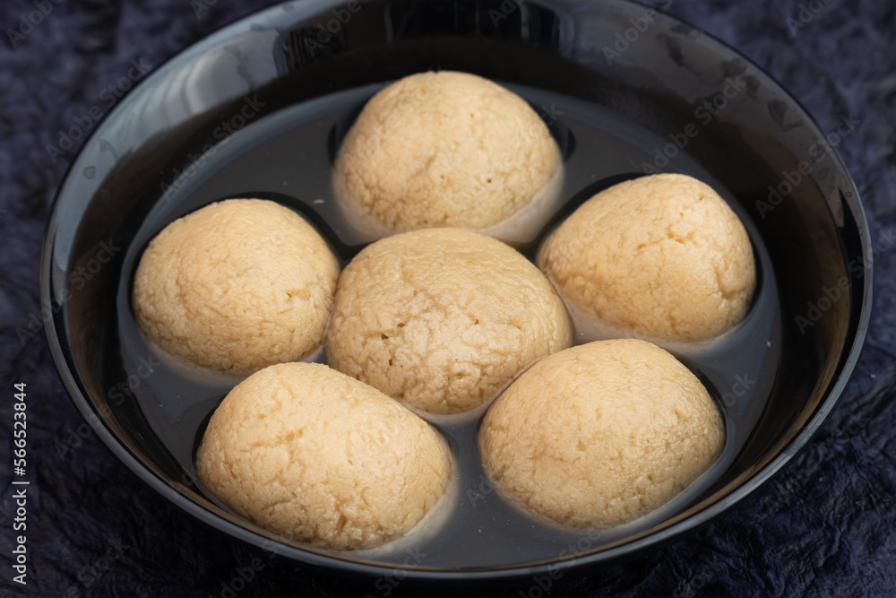 Indian Mithai Gurer Rosogolla Also Called Rasgulla, Rasagola, Rosgola ...