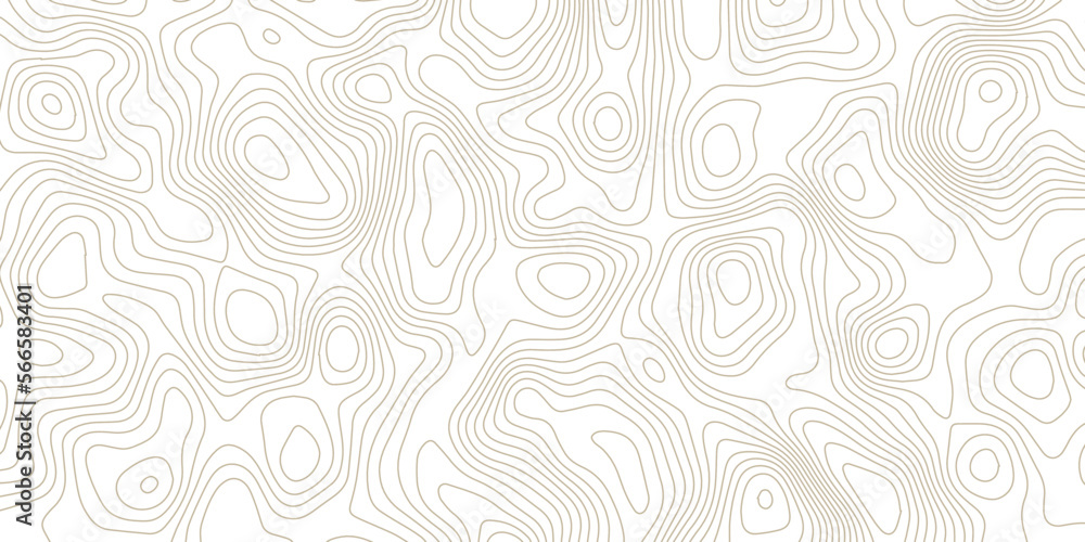 Abstract 3d Topographic map background with wave line. gradient ...