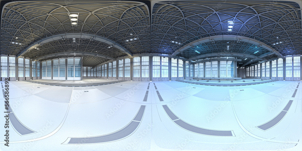 Factory Building HDRI provided as JPG Stock Illustration | Adobe Stock