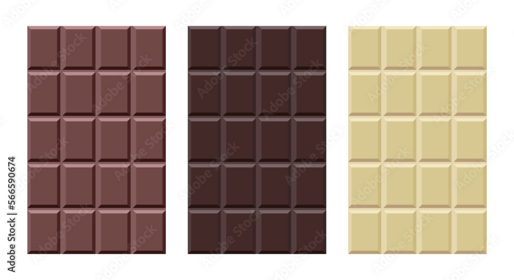 Chocolate illustration, a sweet dessert food made from cacao in the ...