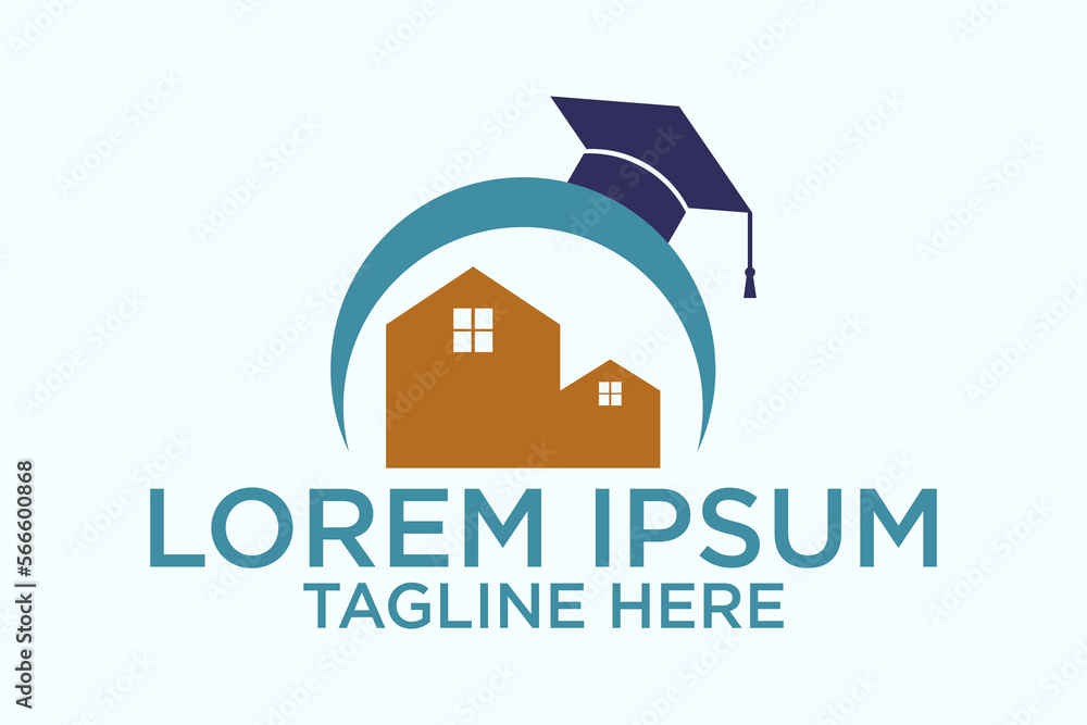 Home Learning logo designs concept vector. Home Education logo template ...
